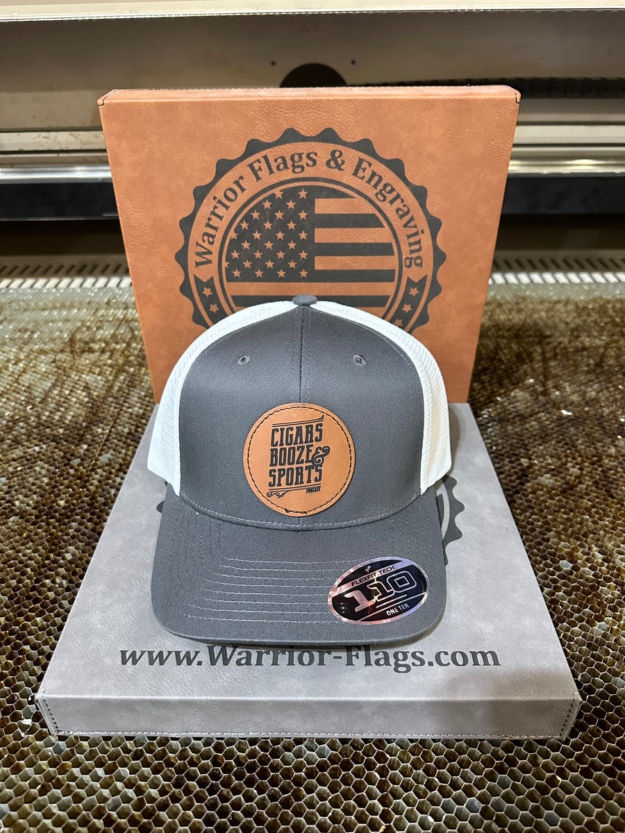 Cigars Booze & Sports FlexFit SnapBack Hat – Warrior Flags And Engraving