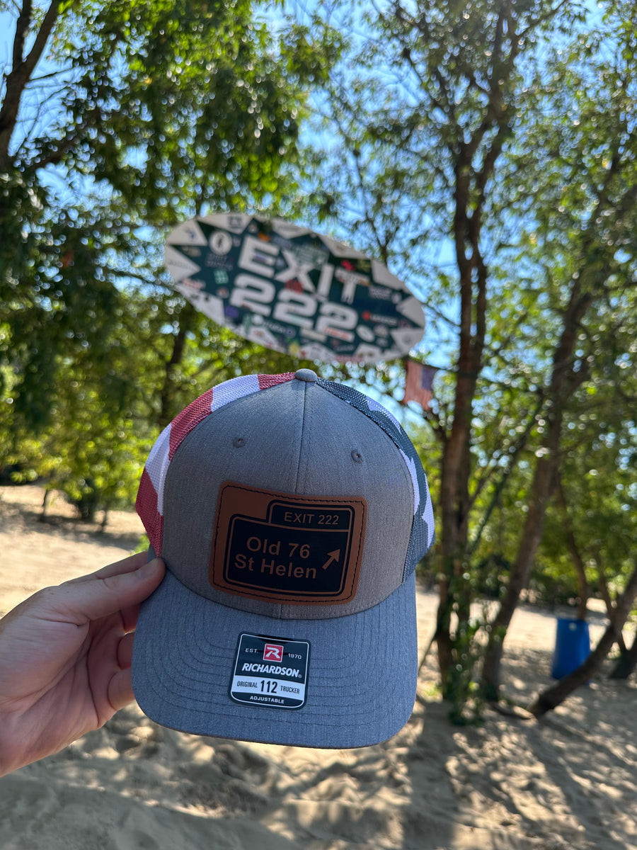 Exit 222 American Flag Richardson SnapBack – Warrior Flags And Engraving